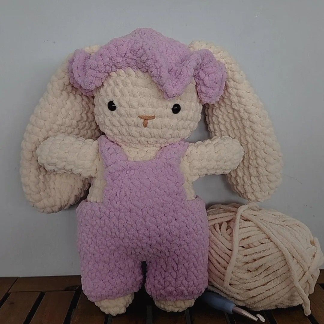 crochet rabbit plush, Hobbies & Toys, Stationery & Craft, Handmade ...