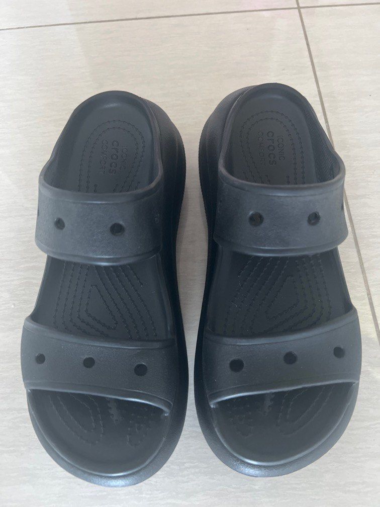 Crocs sliders, Women's Fashion, Footwear, Flipflops and Slides on Carousell
