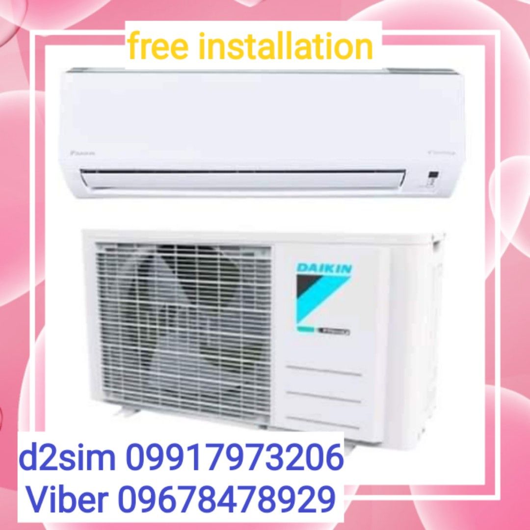 Daikin split type inverter Aircon with free installation brand new ...