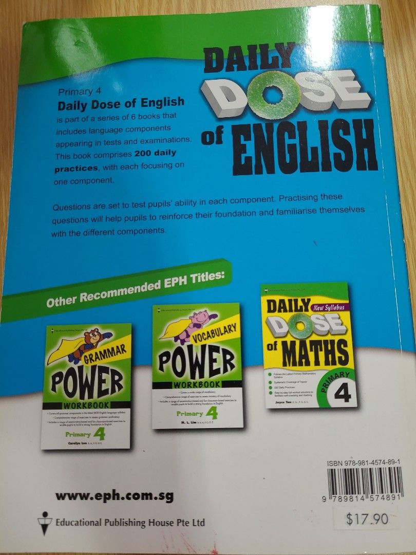 Daily dose of English P4, Hobbies & Toys, Books & Magazines, Assessment ...
