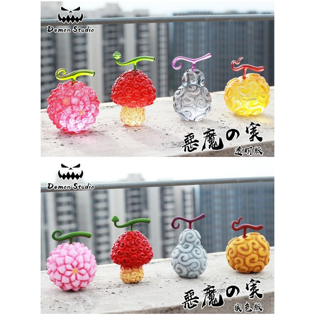 Demon Studio - Devil Fruit Series 1 to Series 8 - Set of 32 - Transparent Version - One Piece ...