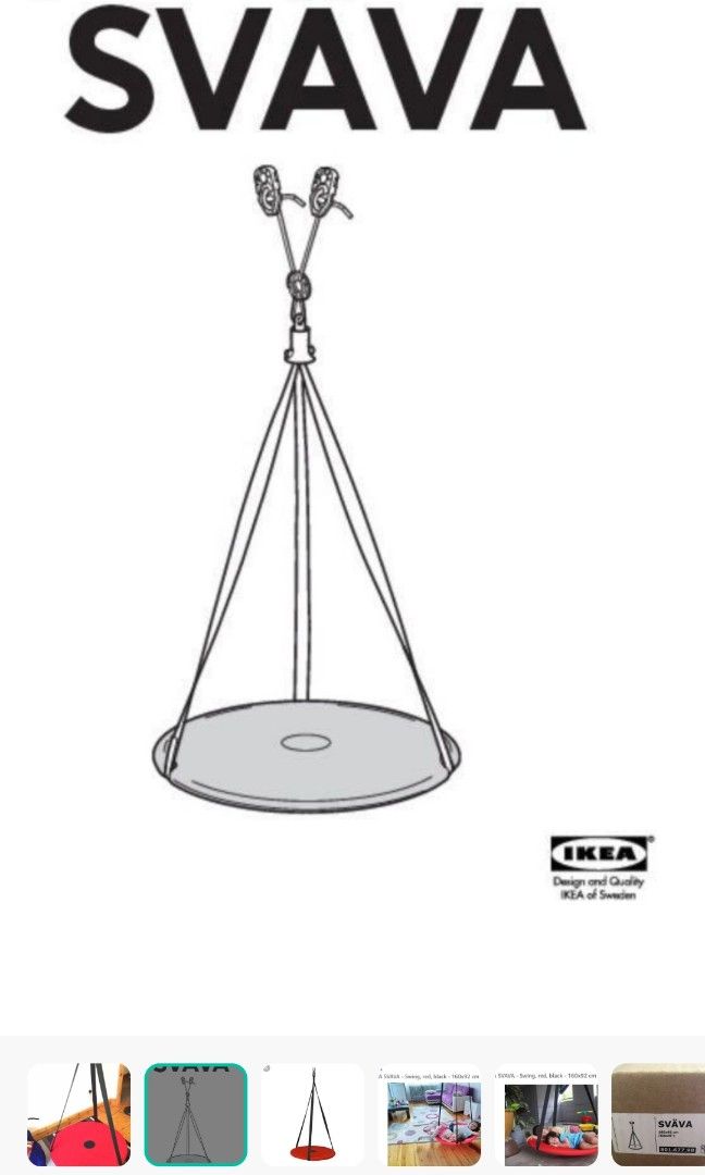 Ikea Svava swing bed, Furniture & Home Living, Furniture, Other Home ...