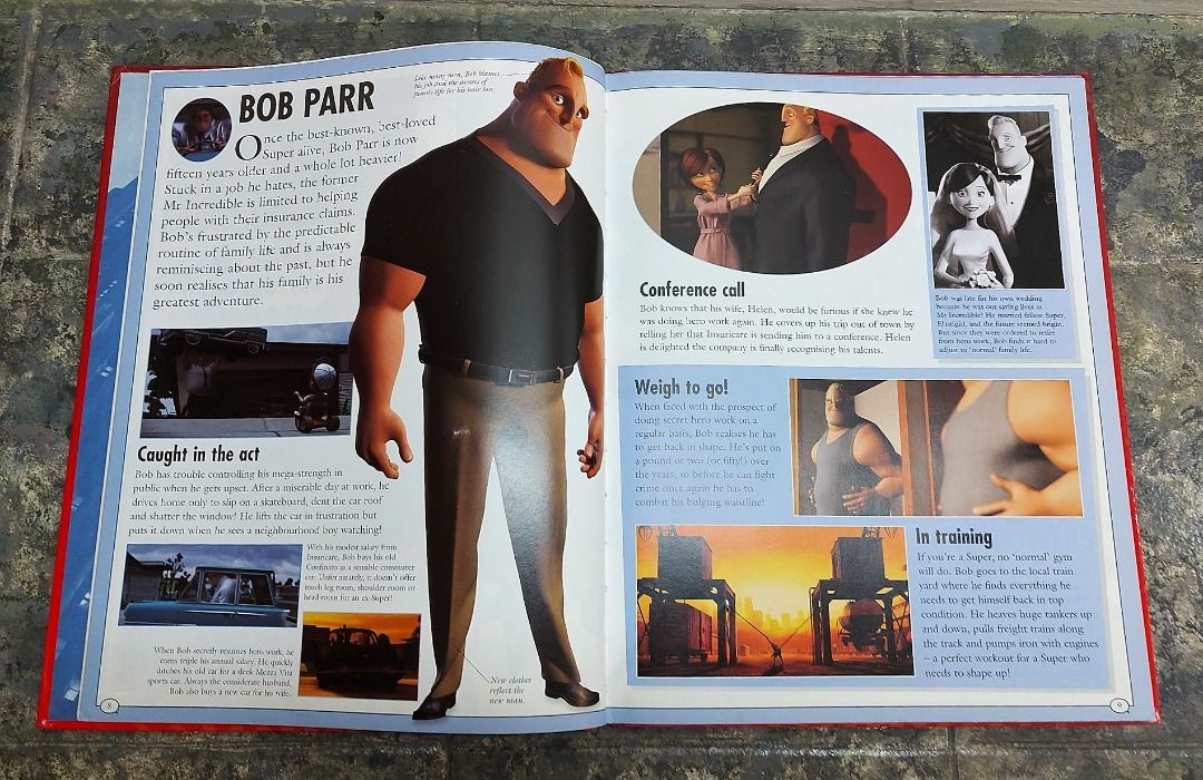Disney Pixar THE INCREDIBLES The Essential Guide Hardcover (2004 ...