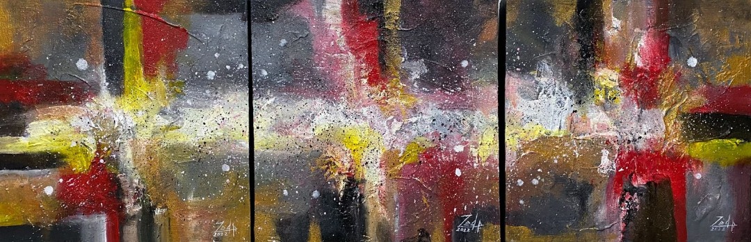 Earthly Bliss S.3 (Triptych) - Jan Cedrix Pajaroja, Hobbies & Toys, Stationary & Craft, Art ...