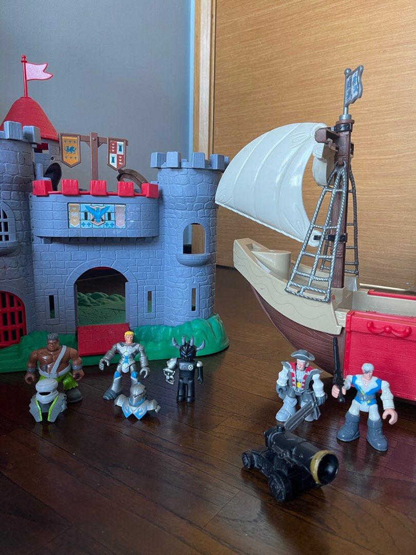 ELC castle with knights & pirate ship toy set, Hobbies & Toys, Toys ...
