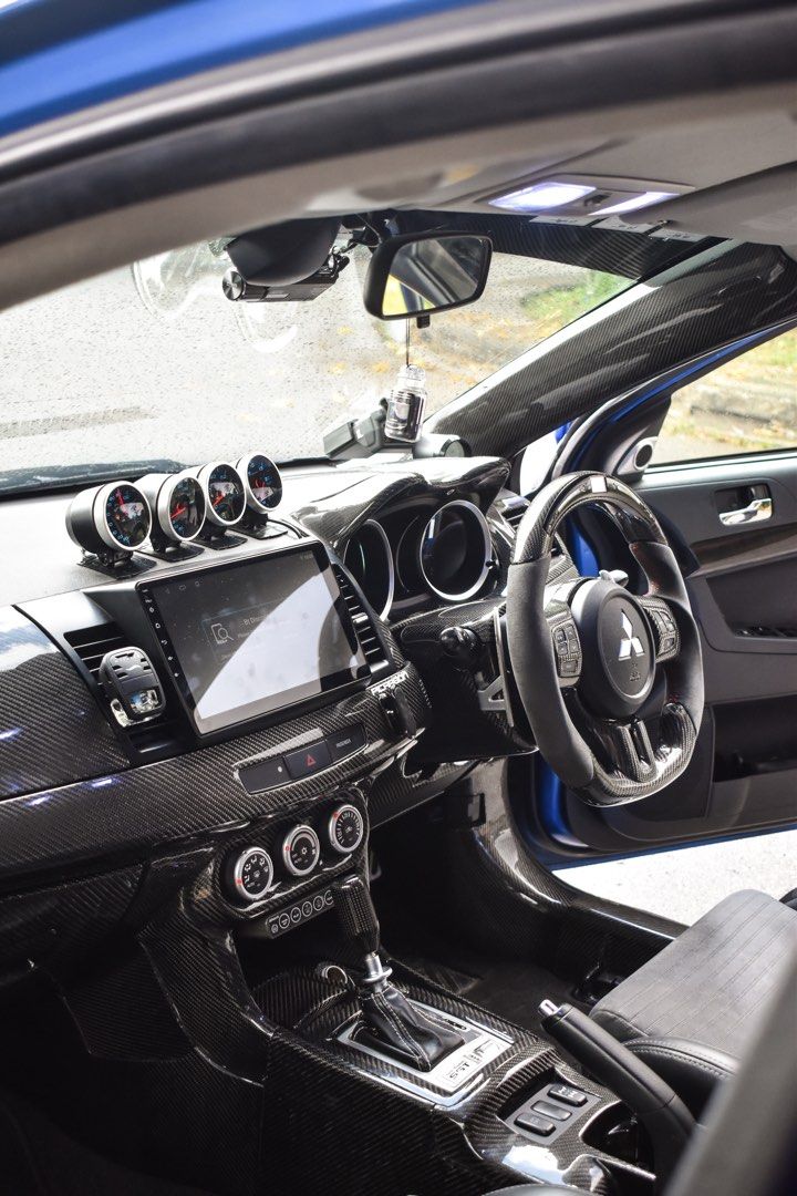 Evo X Interior Carbon Fibre Trimming, Car Accessories, Accessories on ...