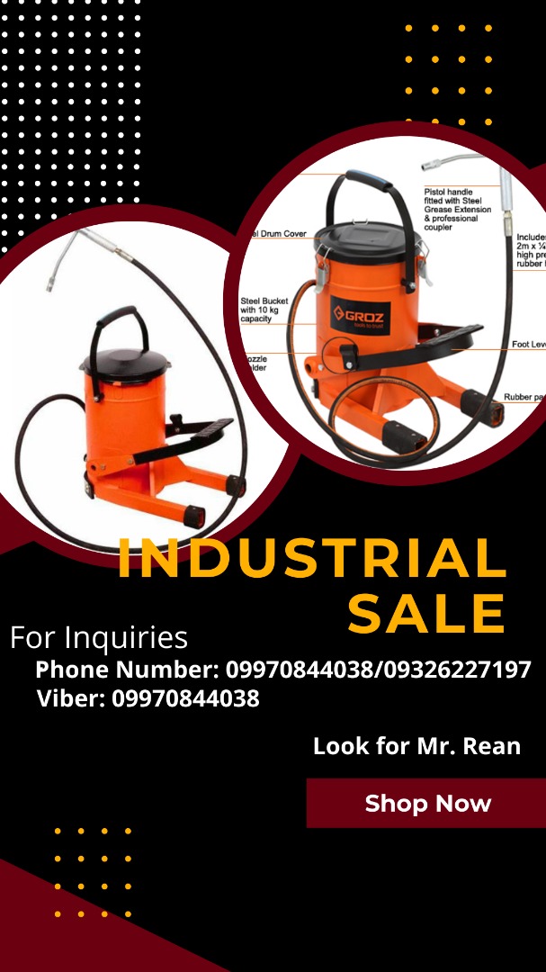 Foot Operated Bucket Grease Pump, Commercial & Industrial, Industrial ...