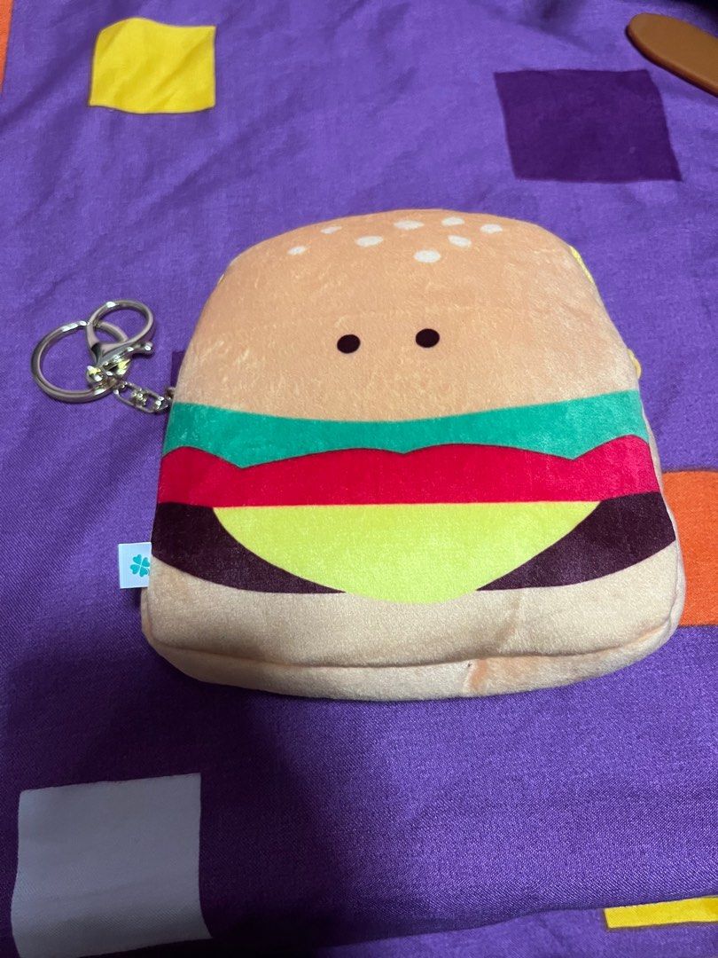 FunClaw original keychain Coin pouch burger $15 each, Women's Fashion ...