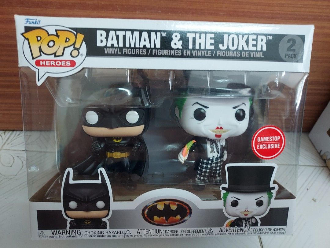 Funko Batman & The Joker 2 pack, Hobbies & Toys, Toys & Games on Carousell
