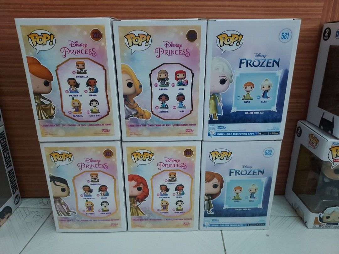 Funko disney Princess Bundle of 6, Hobbies & Toys, Toys & Games on ...