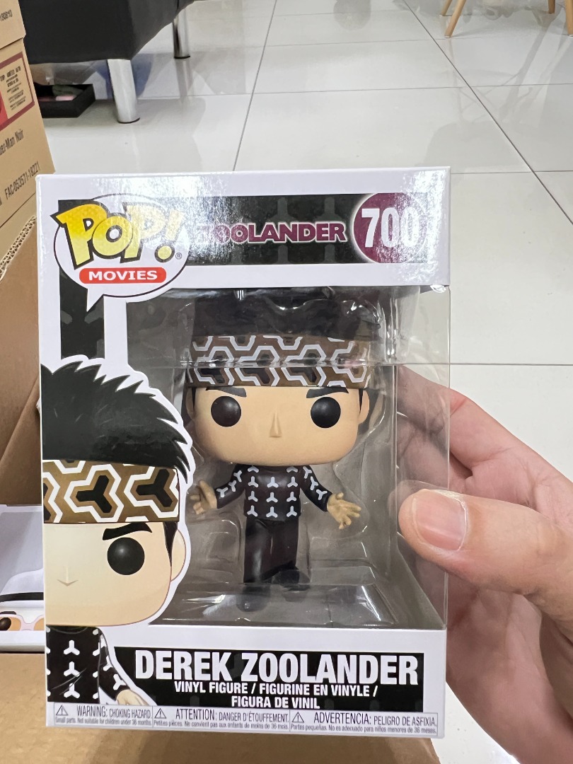 Funko Pop! Derek Zoolander #700, Hobbies & Toys, Toys & Games on Carousell