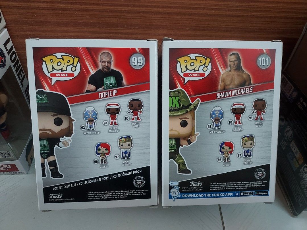 Funko WWE DX Triple H & Shawn Michaels, Hobbies & Toys, Toys & Games on ...
