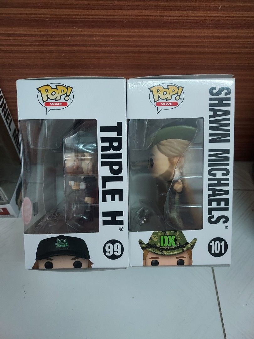 Funko WWE DX Triple H & Shawn Michaels, Hobbies & Toys, Toys & Games on ...