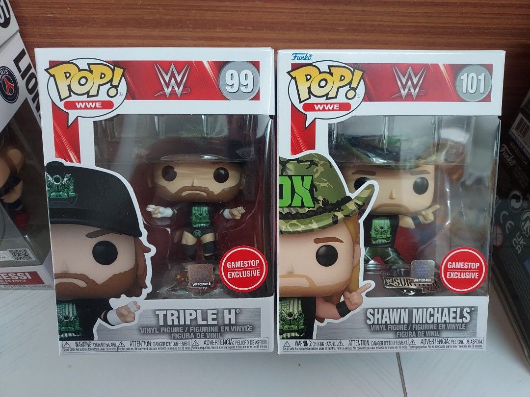 Funko WWE DX Triple H & Shawn Michaels, Hobbies & Toys, Toys & Games on ...