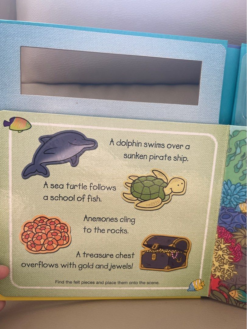 Fuzzy Ocean Story book, Hobbies & Toys, Books & Magazines, Children's ...