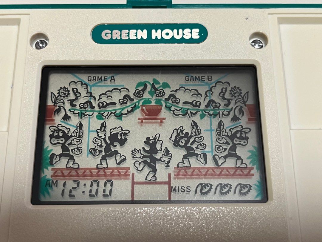 Game & Watch Green House 溫室, 電子遊戲, 電子遊戲機, Nintendo 任天堂 - Carousell