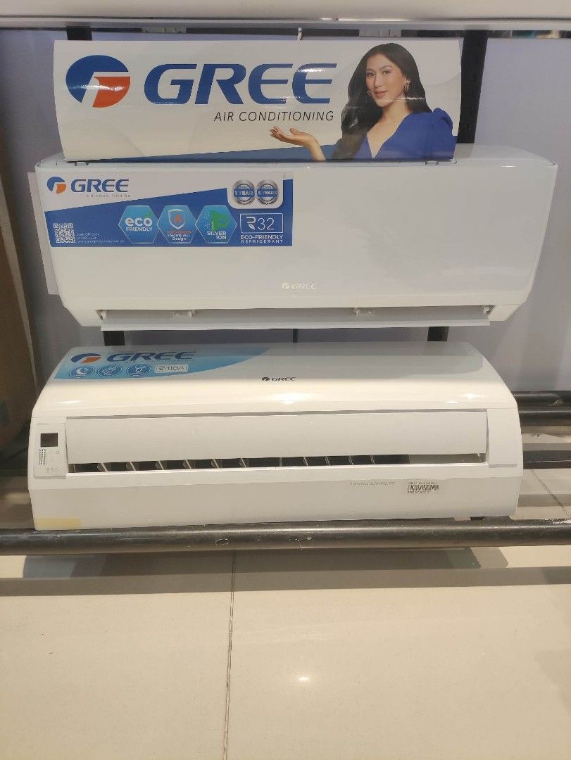 GREE SPLIT TYPE INVERTER AND NON INVERTER AIRCON 100 BRAND NEW SEALED ...