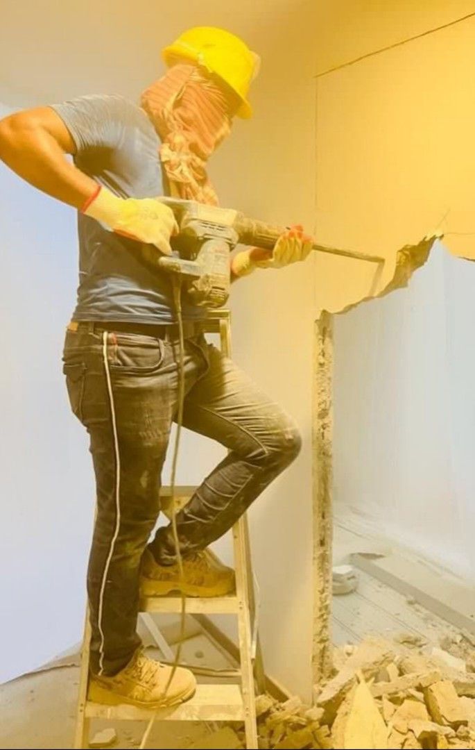 Hacking / Tiling / Painting / Plastering / Flooring / Plumbing ...