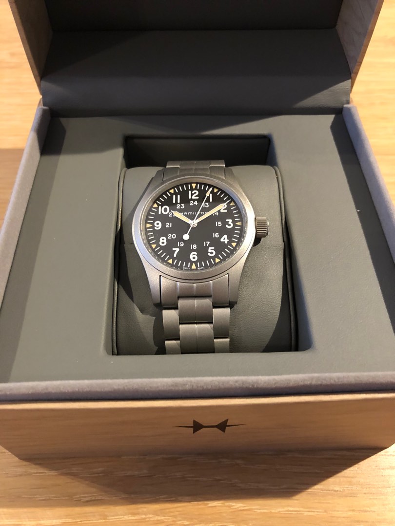 Hamilton KHAKI FIELD MECHANICAL with Bracelet 38MM value tool watch ...