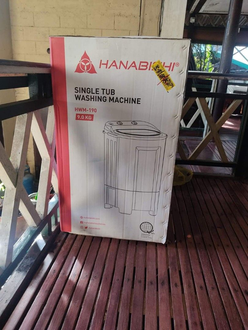 Hanabishi Single Tub Washing Machine on Carousell