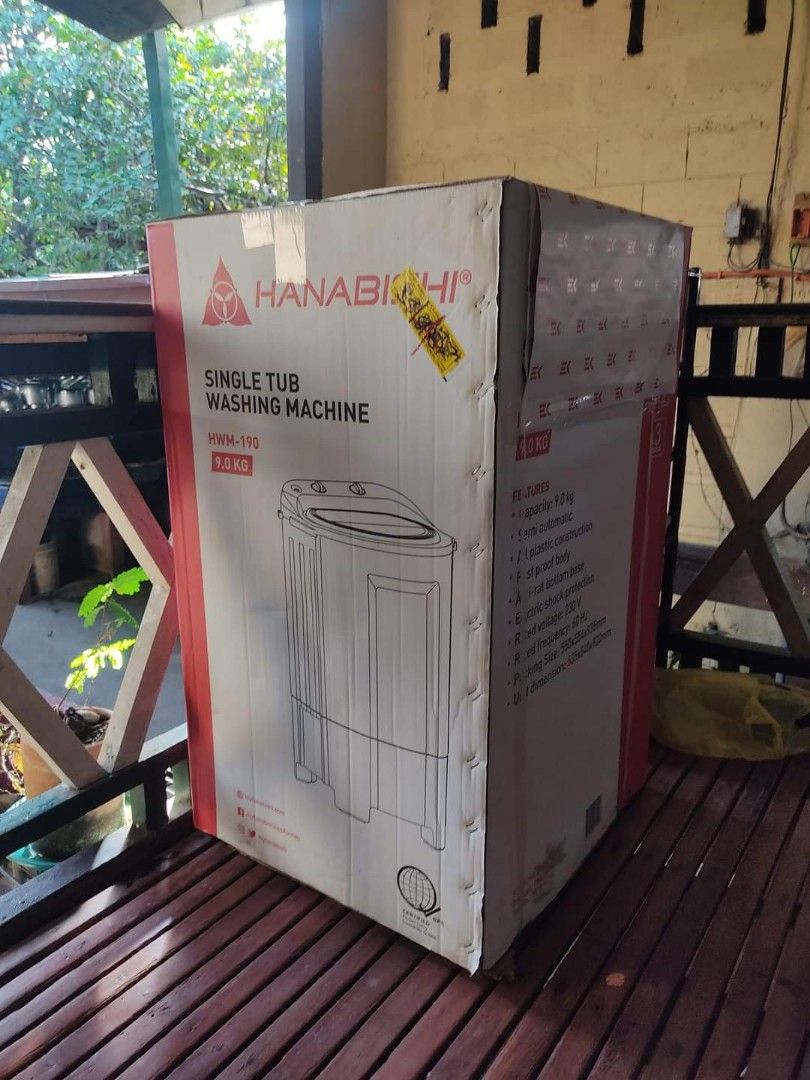 Hanabishi Single Tub Washing Machine on Carousell