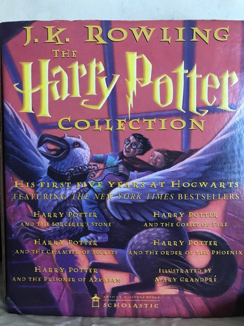 Harry Potter books 1-5 boxed collection by J.K.Rowling on Carousell