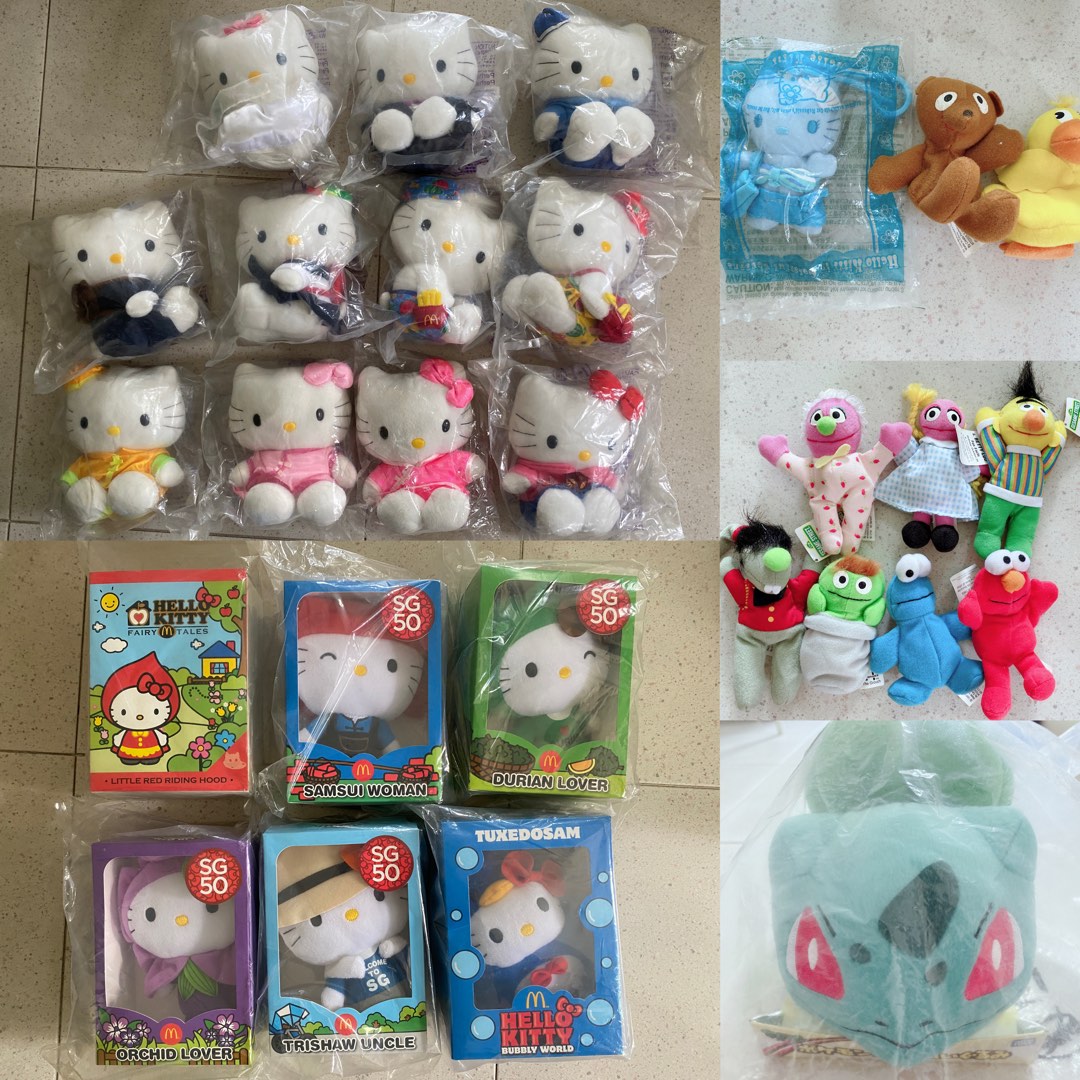 Hello Kitty / Sesame Street / Bulbasaur Collectibles, Hobbies & Toys ...