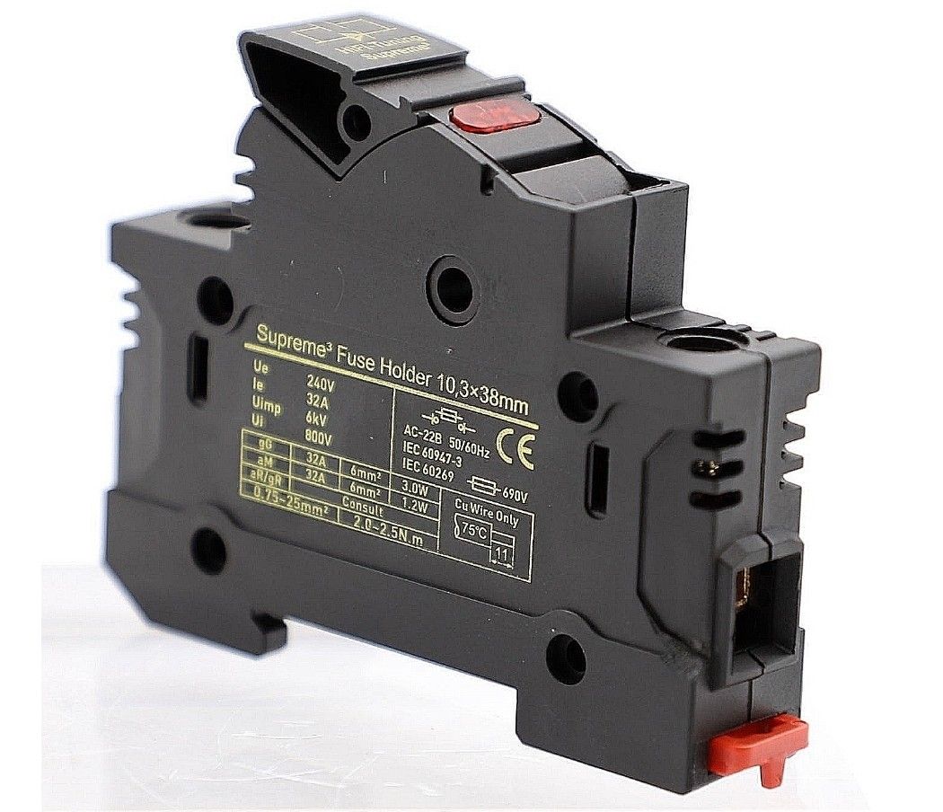 Hifi MCB fuse holder w/o fuse, Audio, Other Audio Equipment on Carousell