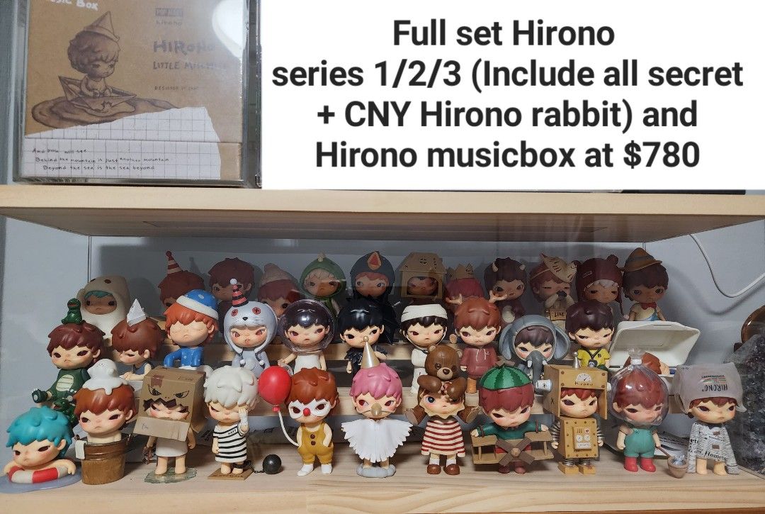 Hirono Popmart Full set series 1/2/3 (Include all Secret + Cny Hirono ...
