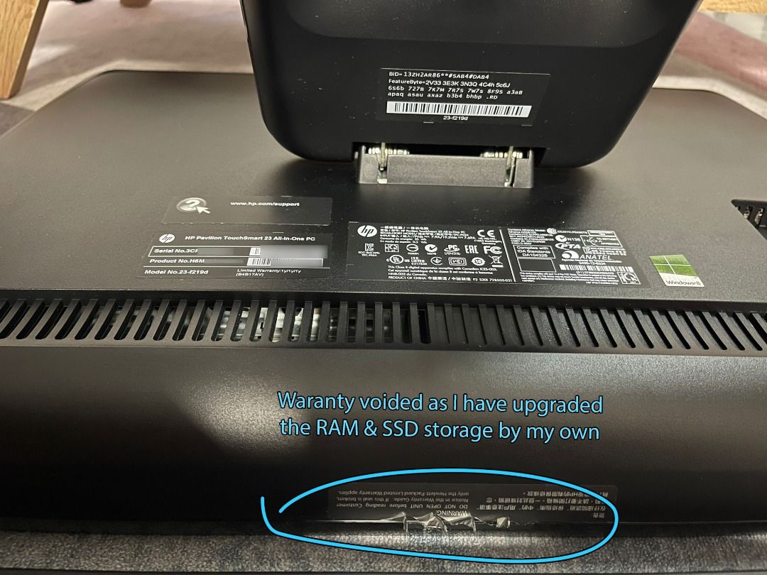 Hp Pavilion Touchsmart All In One Pc Aio Desktop Computers Tech Desktops On Carousell