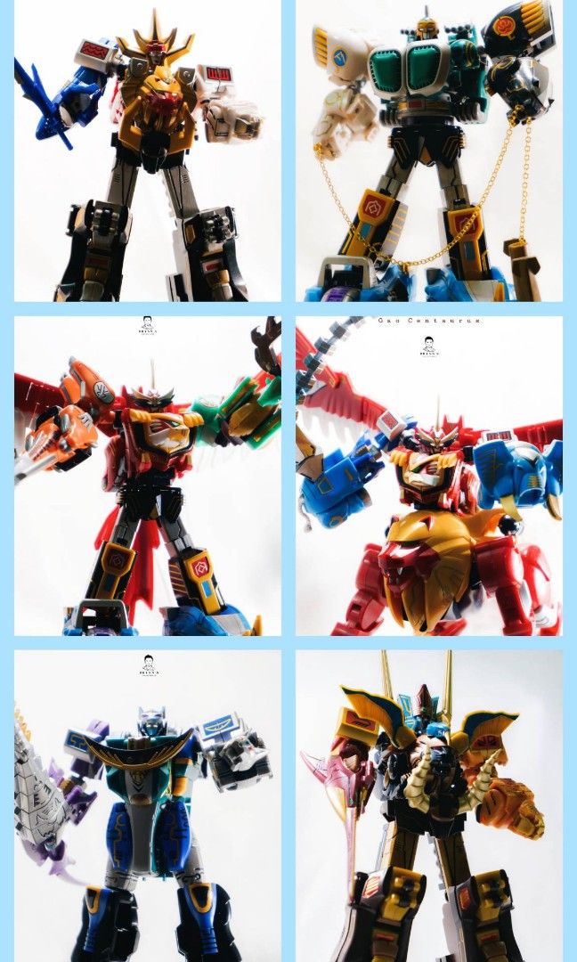 Hyakujuu Sentai Gaoranger Shokugan Modelling Project SMP Gao Mechas ...