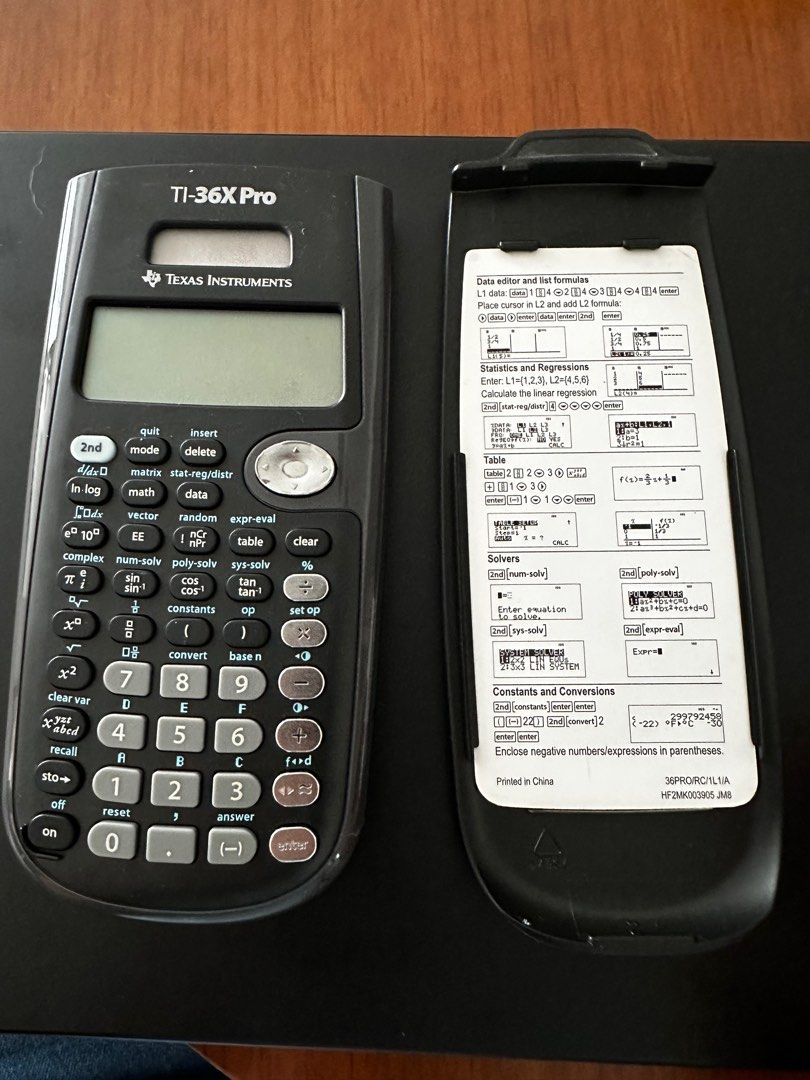 IB syllabus calculator - TI-36X Pro, Hobbies & Toys, Stationery & Craft ...