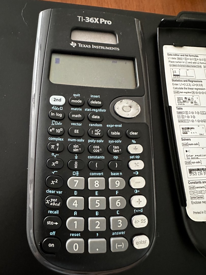 IB syllabus calculator - TI-36X Pro, Hobbies & Toys, Stationery & Craft ...