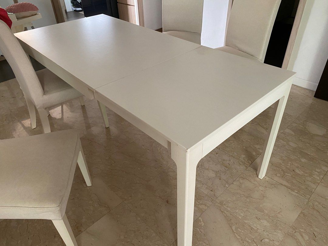 Ikea extendable table, Furniture & Home Living, Furniture, Tables ...