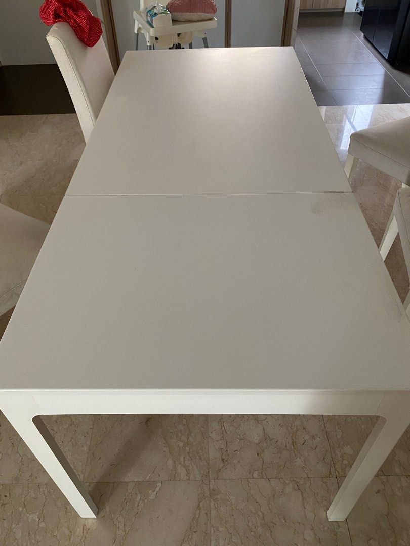 Ikea extendable table, Furniture & Home Living, Furniture, Tables ...