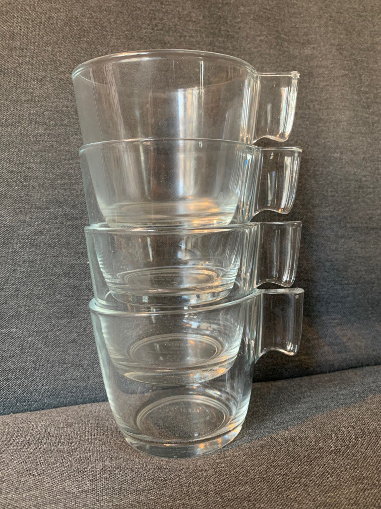 IKEA glass cups, 傢俬＆家居, 廚具和餐具, 茶具配件 - Carousell
