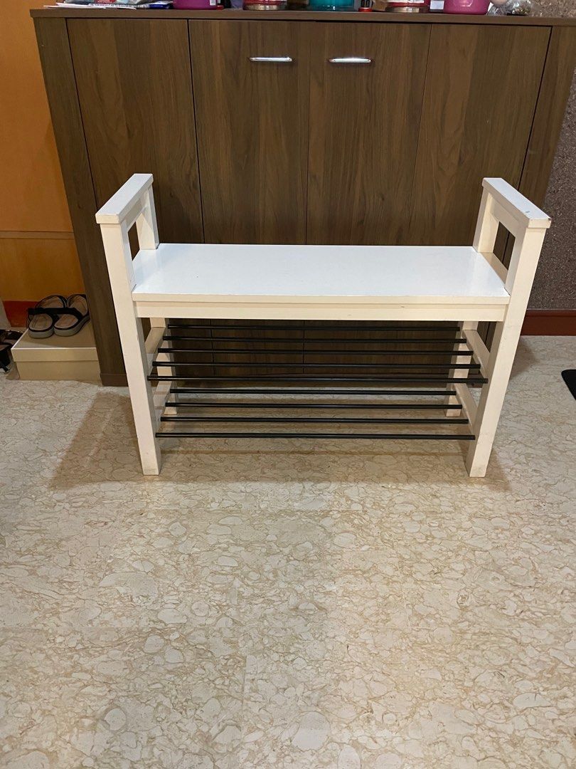 Ikea Hemnes Shoe Rack , Furniture & Home Living, Furniture, Shelves ...