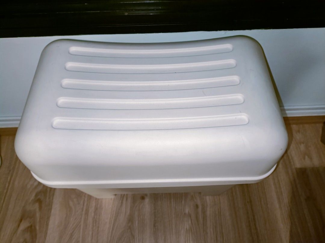 IKEA storage stool, Furniture & Home Living, Furniture, Chairs on Carousell