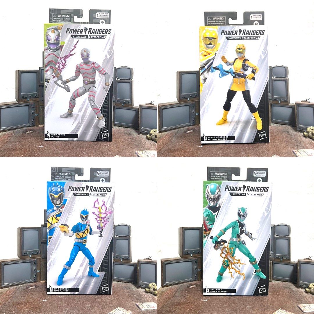 [In hand - $42 each] Hasbro Power Rangers Lightning Collection Dino ...
