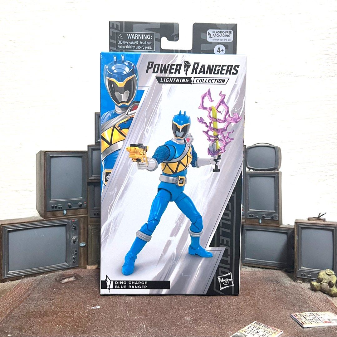 [In hand - $42 each] Hasbro Power Rangers Lightning Collection Dino Charge Blue, Wild Force ...