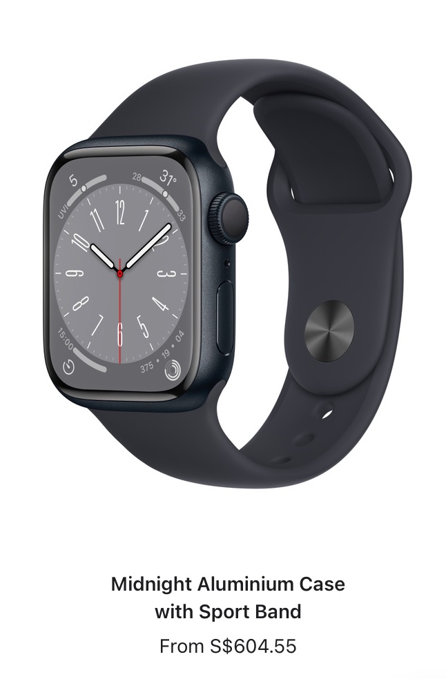 iWatch Series 8 Midnight Aluminium Case 45MM, Mobile Phones & Gadgets ...