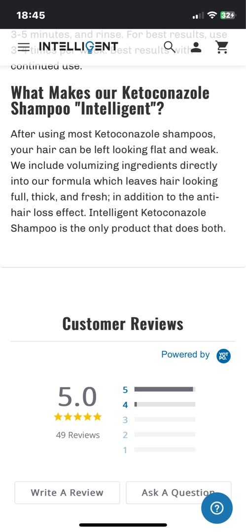 Ketoconazole shampoo ( intelligent super volumizing shampoo ), Beauty ...