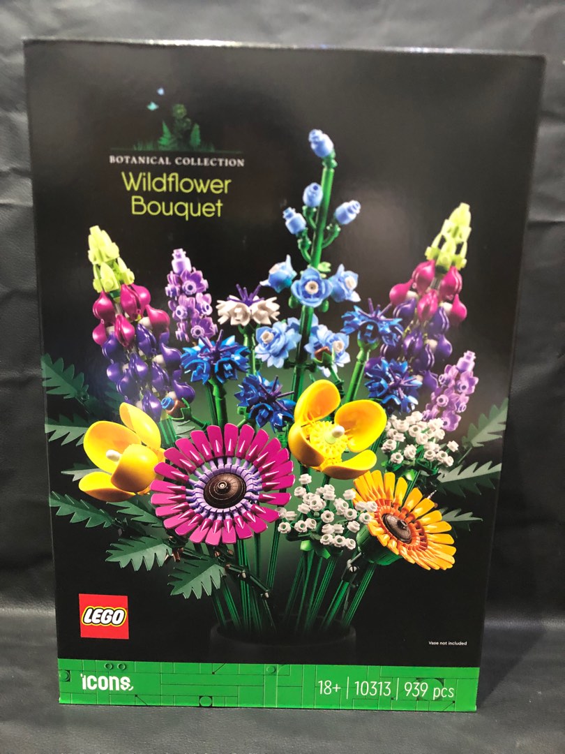 LEGO 10313 Icons/Creator Expert Wildflower Bouquet, Hobbies & Toys ...