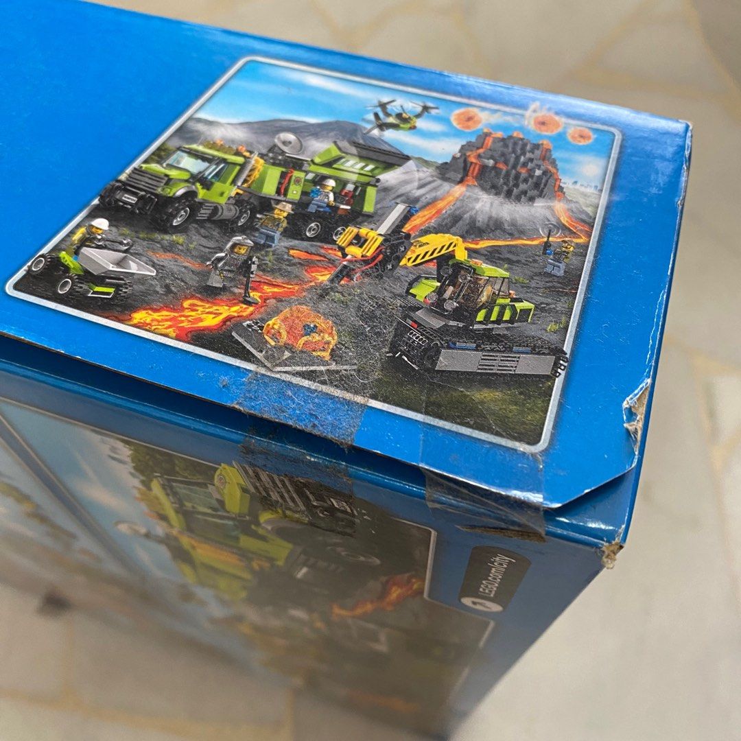 Lego 60124 City Volcano Exploration Base, Hobbies & Toys, Toys & Games on Carousell