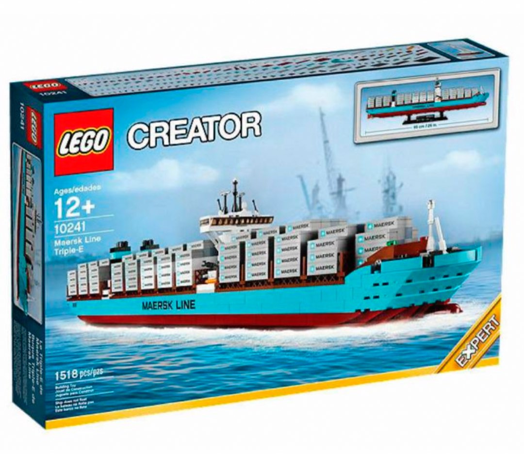 LEGO CREATOR EXPERT Maersk Line Triple-E 10241 New MISB MINT BOX ...