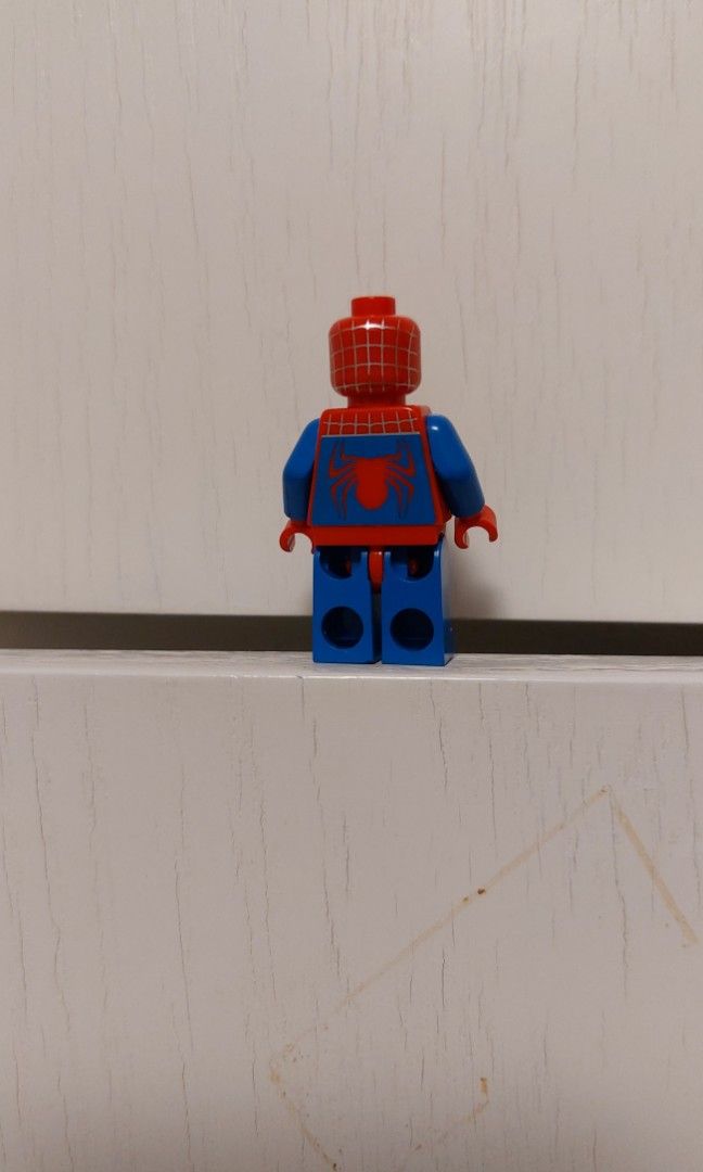 Lego Spider Man (blue arms and legs, silver webbing, 興趣及遊戲, 玩具 & 遊戲類 ...