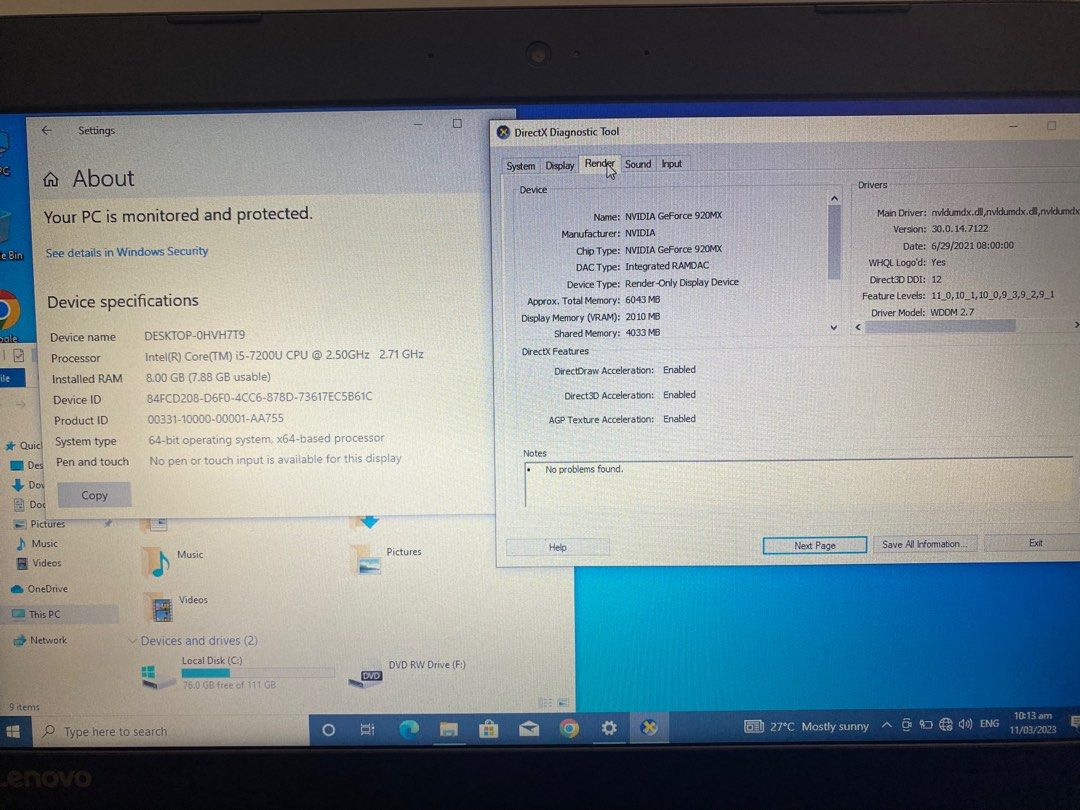 Lenovo IdeaPad i5 7th Gen 2.7ghz Laptop, Computers & Tech, Laptops ...