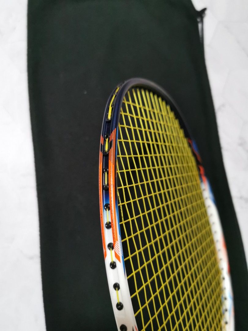 Li Ning Combat Z8 LiNing Badminton Racket with Li Ning string, Sports ...