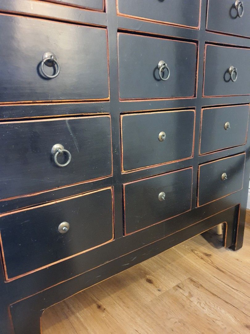 LIMS - Vintage Chinese Medicine Cabinet, Furniture & Home Living ...