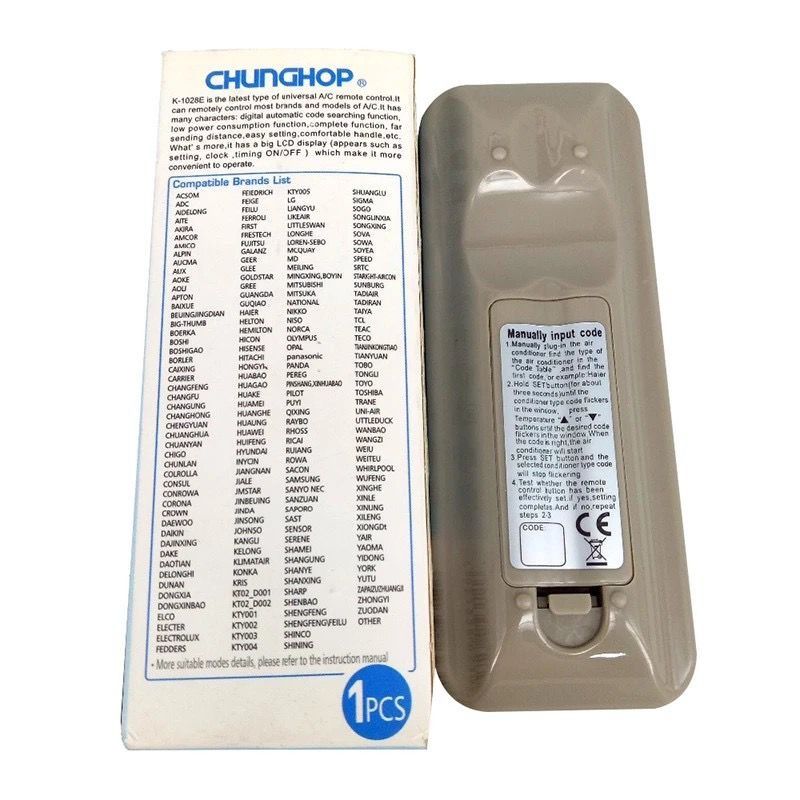 [Local Ready Stock] K-1028E 1000 In 1 Universal Remote Control LCD A/C ...